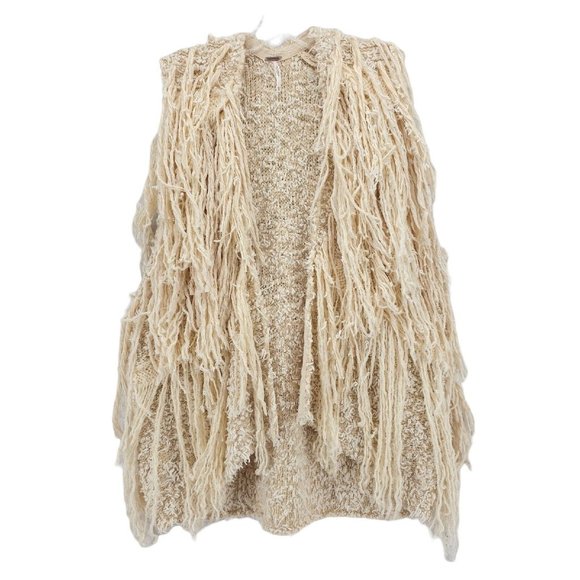 Free People | Jackets & Coats | Free People Shaggy Fringe Pinata Parade ...